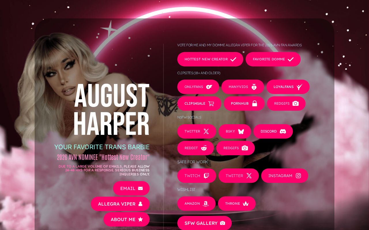 Welcome to August's world!